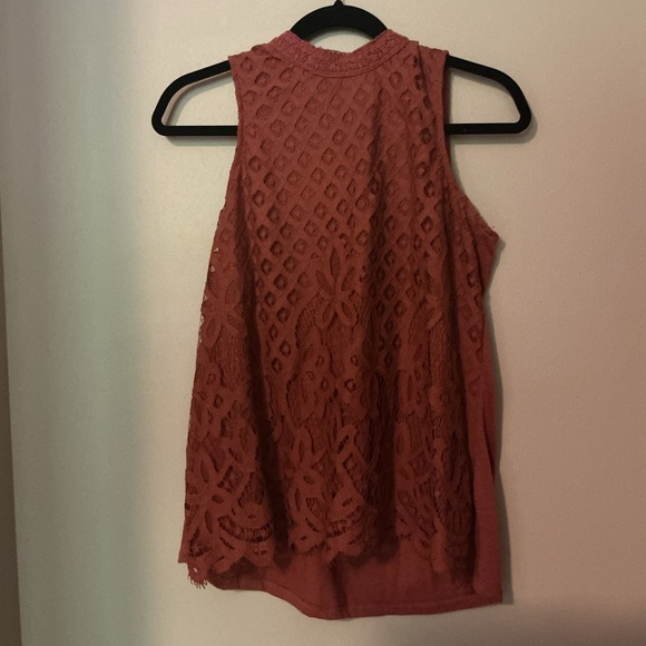 Rewind | Tops | Rewind Lace Tank Top Terracotta Rust Colored | Poshmark